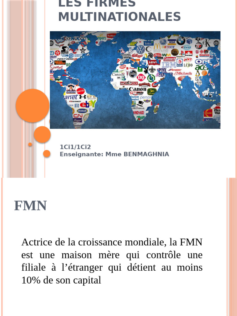 Stratégies des Firmes Multinationales | PDF