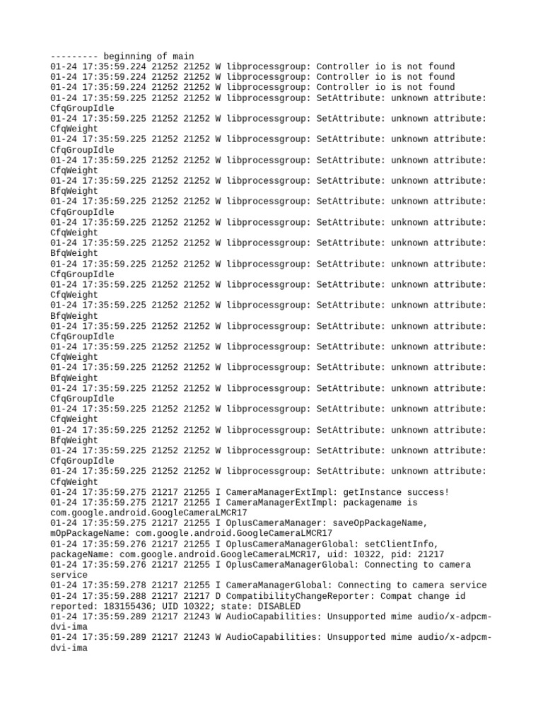 Log Cat 1737720359177 | PDF | Computer Engineering | Computer Architecture