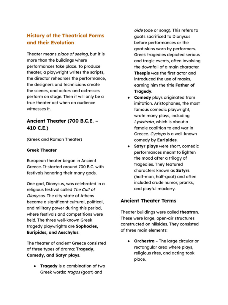 Arts Q4 Western Classical Plays and Operas | PDF | Theatre | Sophocles