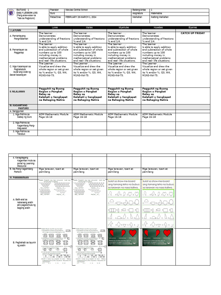 Math 3QTR Week 5 | PDF