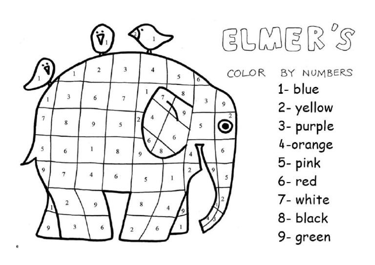 Elmer The Patchwork Elephant | PDF