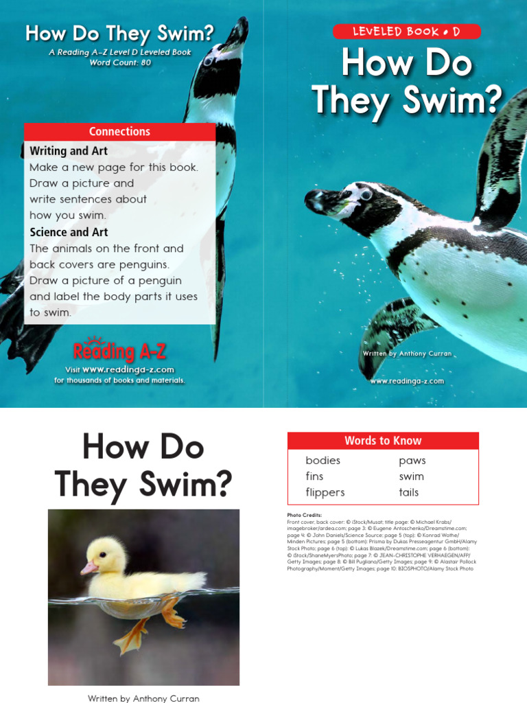 RAZ-D 028 How Do They Swim | PDF