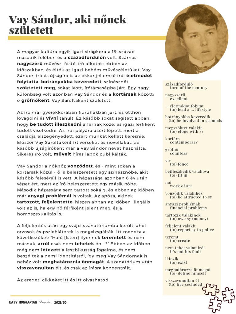 2021 50 Vay Sandor | PDF