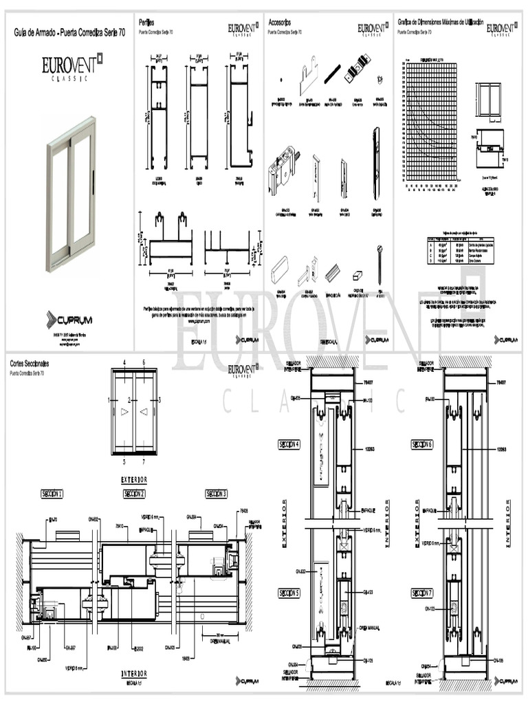 Armado Eurovent Classic S70 | PDF
