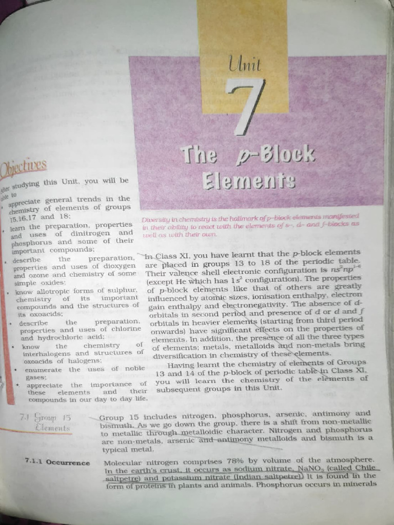 P Block 12th Ncert Pro | PDF
