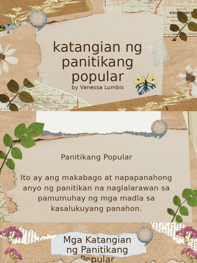 Katangian NG Panitakang Popular - 20240528 - 110838 - 0000 | PDF