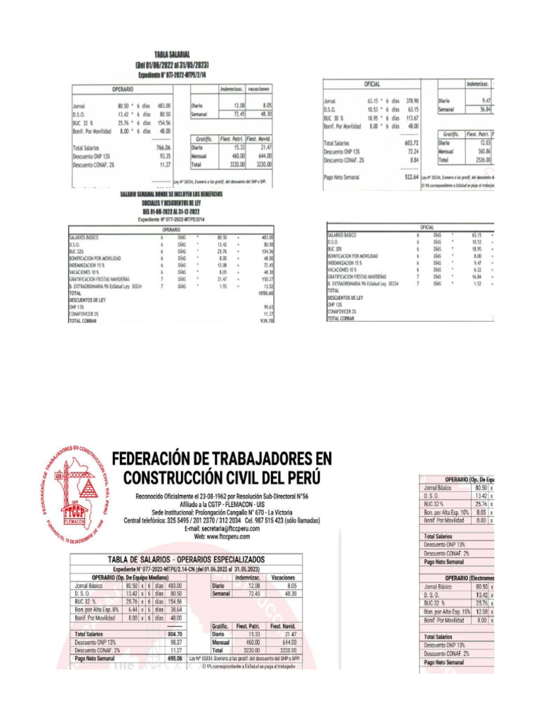 Planilla 20 de Enero Al 02 de Febrero | PDF