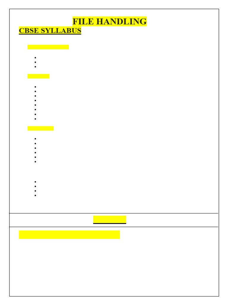 File Handling | PDF | Text File | Computer File File Handling | PDF | Text File | Computer File