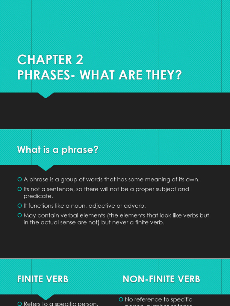 Understanding Phrases and Their Types | PDF | Verb | Adverb