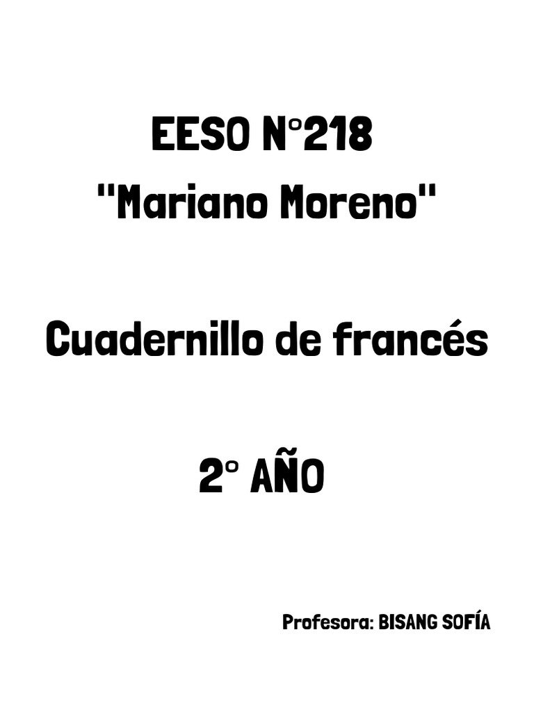 2024 CUADERNILLO 2DO AÑO (Unidades 1 - 2) | PDF