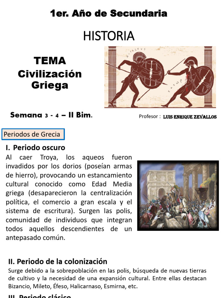 Grecia II - II Bim. | PDF | Antigua Grecia | Esparta