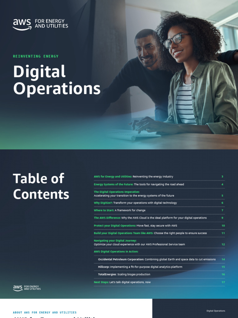 AWS_Reinventing_Energy_Digital_Operations_ebook | PDF | Cloud Computing | Amazon Web Services