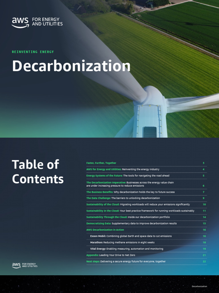AWS Reinventing Energy Decarbonization Ebook | PDF | Climate Change ...