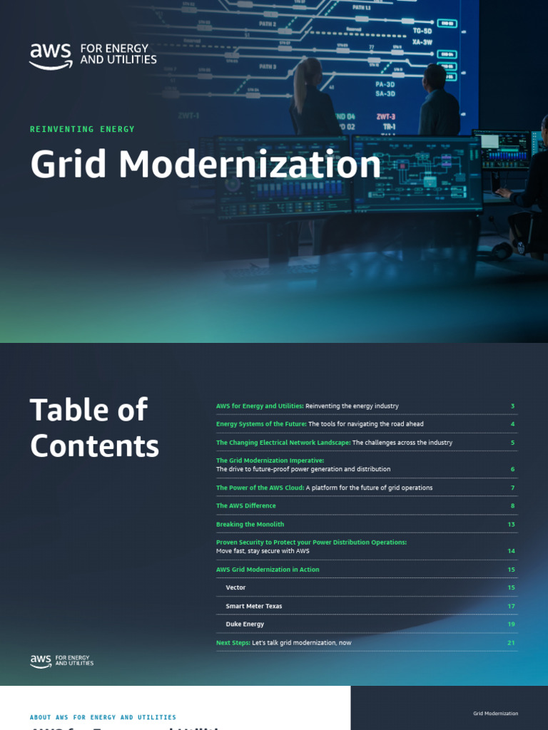 AWS Cloud for Grid Modernization | PDF | Smart Grid | Cloud Computing