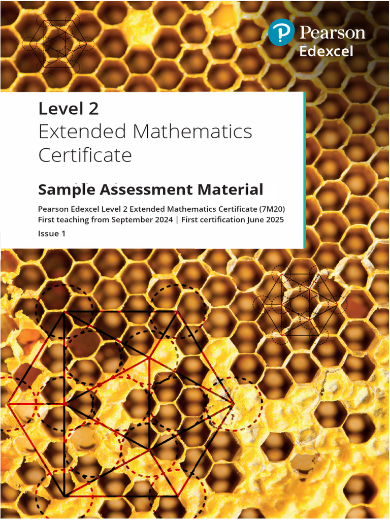 Sample Assessment Materials | PDF | Area | Circle