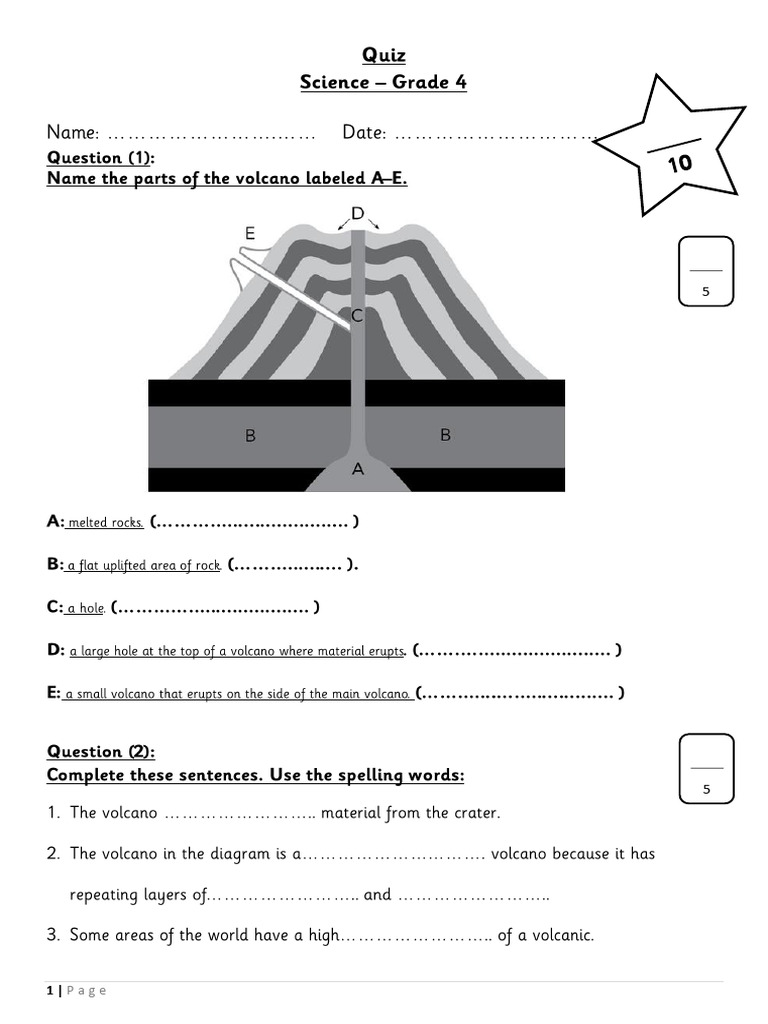 Grade 4 Science Quiz | PDF