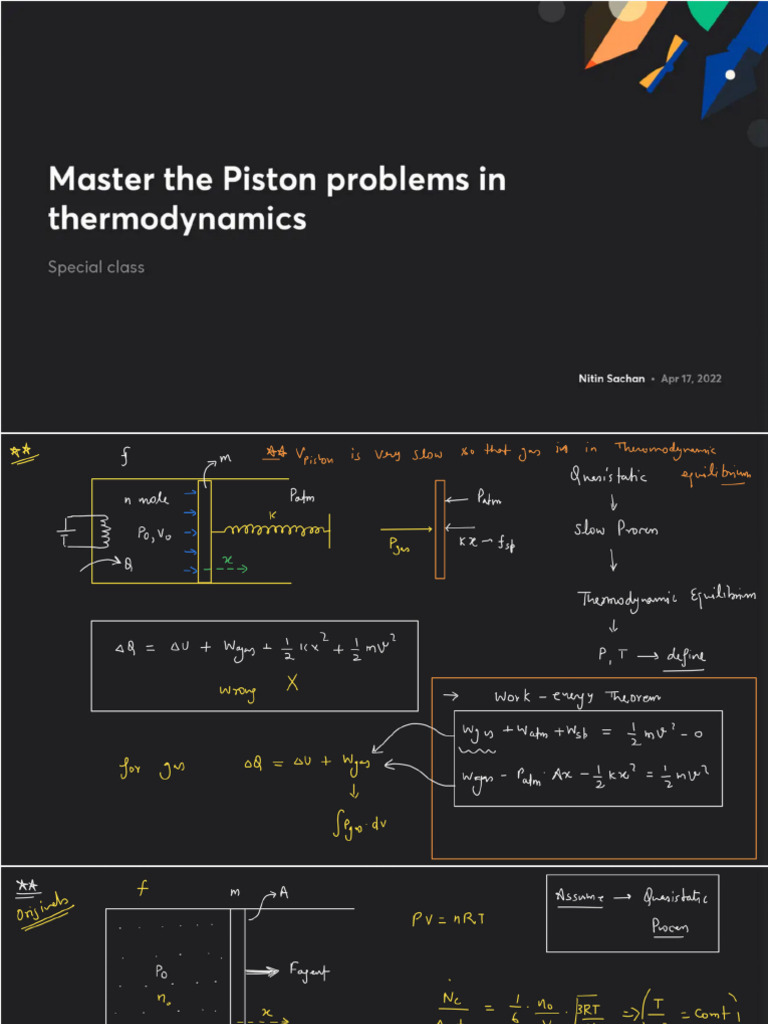 Master_the_Piston_problems_in_thermodynamics_with_anno | PDF