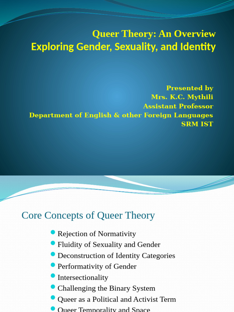 Queer Theory Overview | PDF | Queer Theory | LGBTQIA+ Studies
