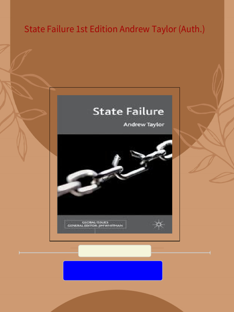 State Failure 1st Edition Andrew Taylor (Auth.) - Quickly download the ...