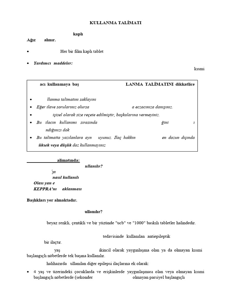 Keppra 1000 MG Fct-Leaflet - 25.09.2023 | PDF