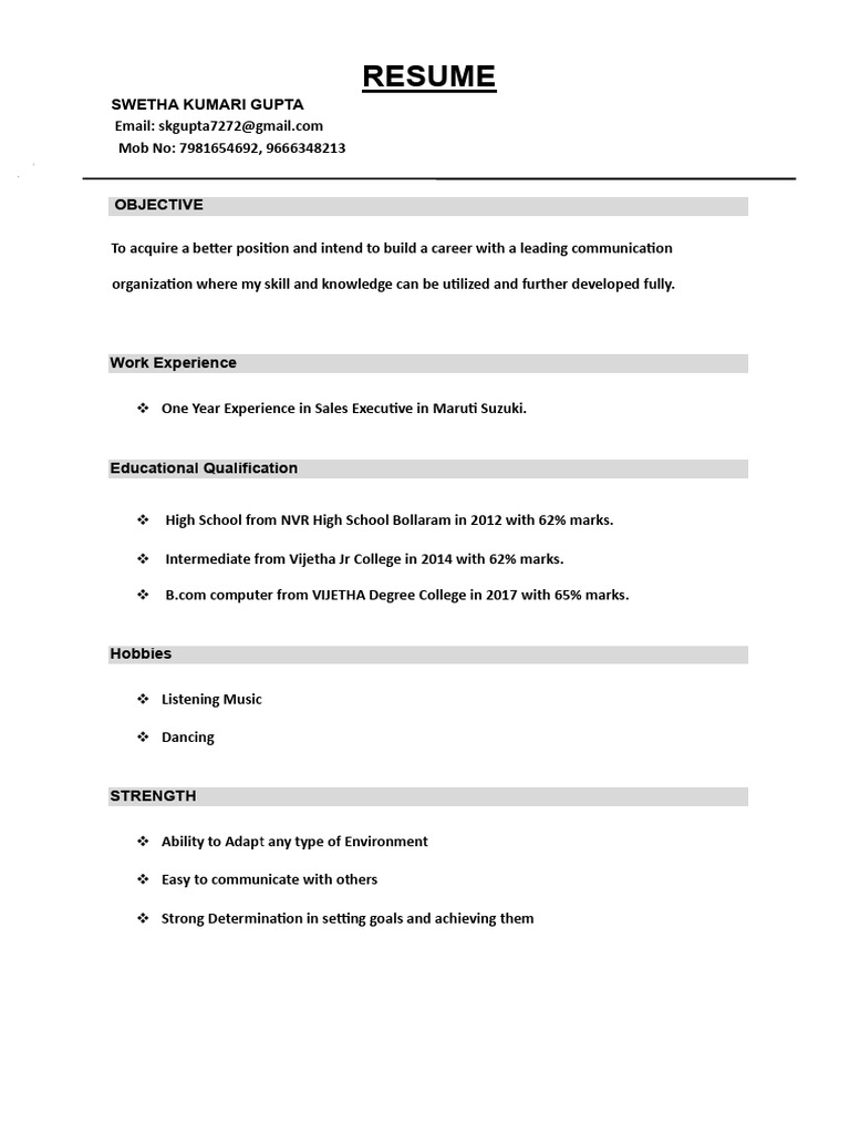 Swetha Documents | PDF