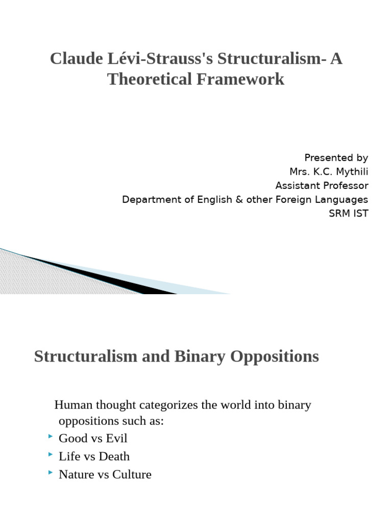 Claude Levi-Strauss Structuralism | PDF