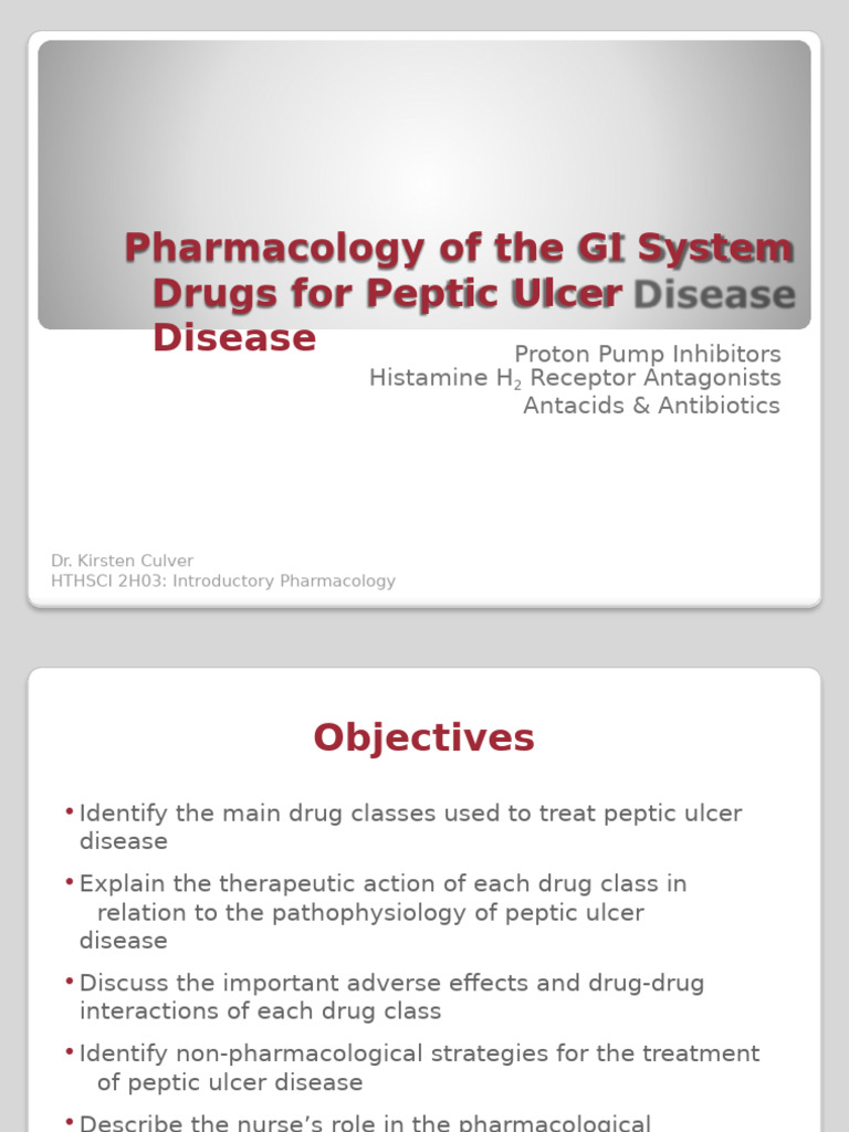 Peptic Ulcer Disease - PDF Slides For Printing | PDF | Stomach ...