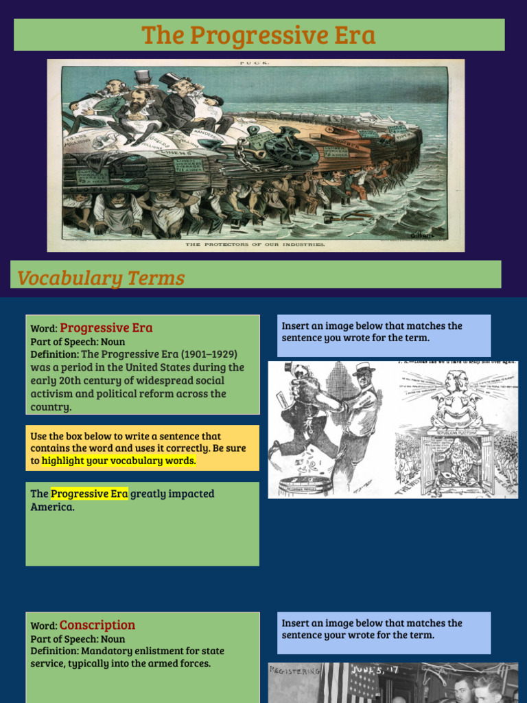 Chapter 7 The Progressive Era | PDF | Part Of Speech | Vocabulary