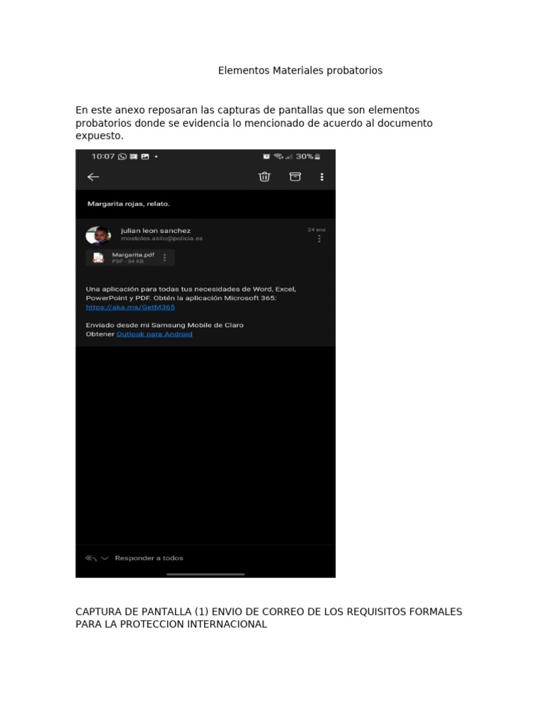 Anexos y Elementos Materiales. | PDF