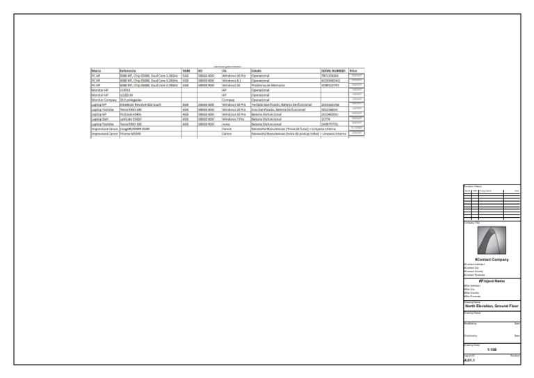 A.01.1 E-01 North Elevation | PDF