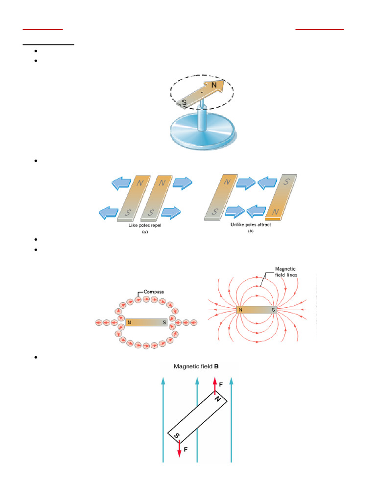 5 Magnetic Forces and Fields | PDF | Magnetic Field | Magnetism