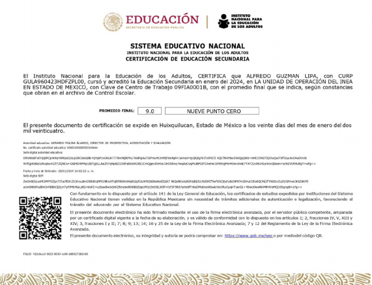 Certifica Que Alfredo Guzman Lipa (1) - Page-0001 | PDF