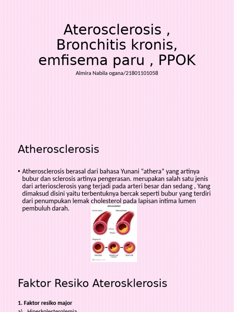 LO 2_Aterosclerosis , Bronchitis Kronis, Emfisema Paru | PDF
