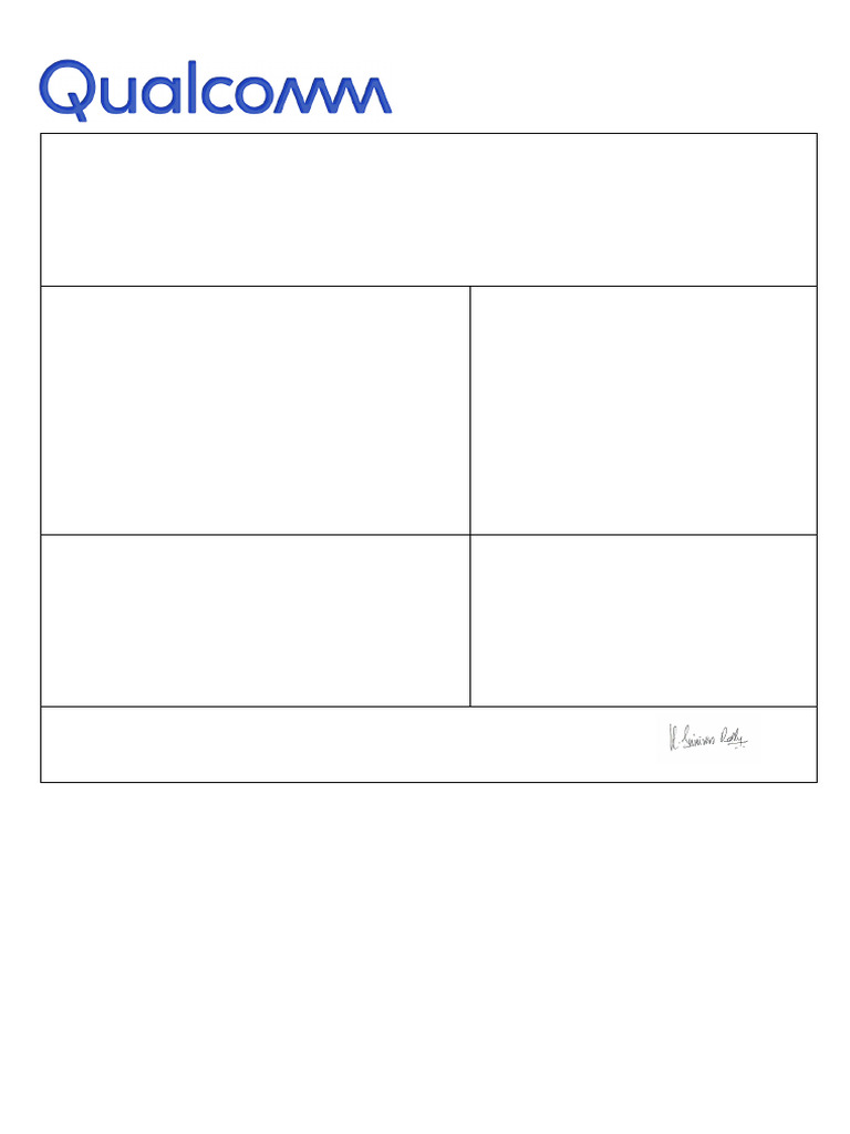 Qualcomm October Payslip | PDF