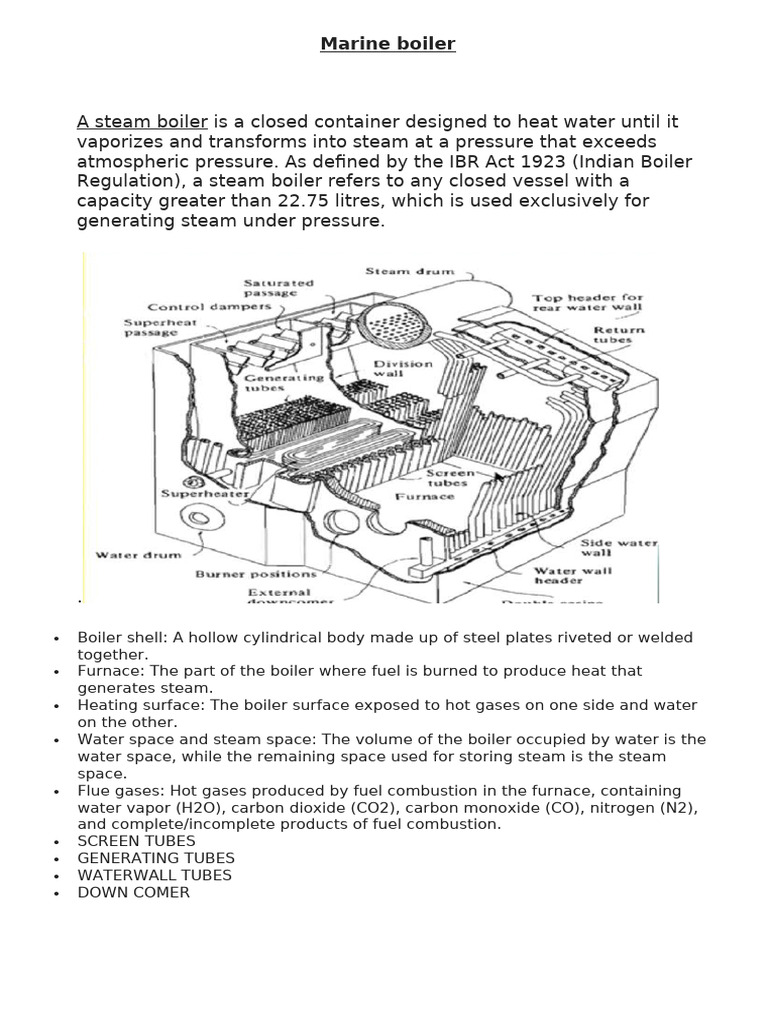 Boiler Construction | PDF | Boiler | Valve