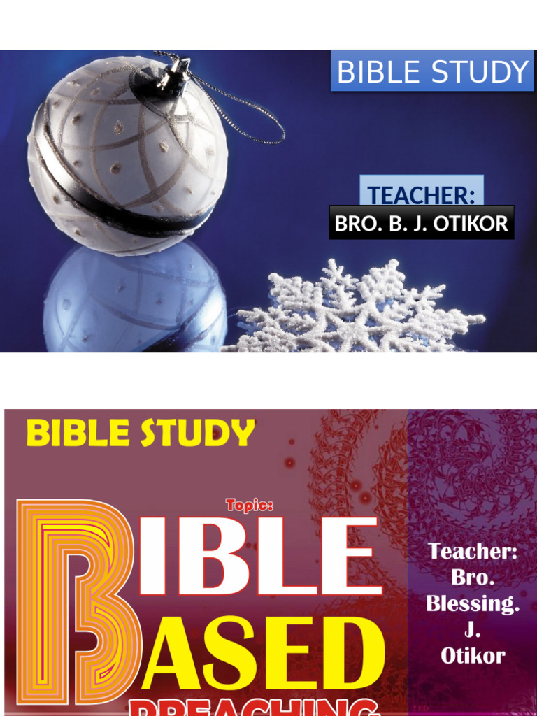 Bible Based Preaching - 073312 | PDF