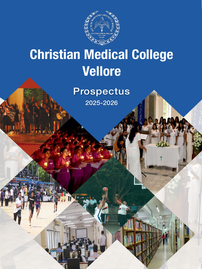 CMC Vellore College Prospectus 2025 2026 | PDF | Health Sciences | Health Care