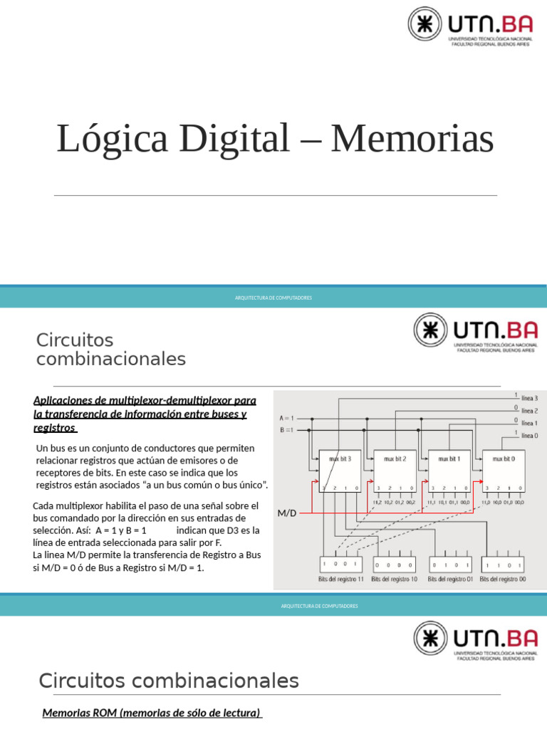 Arquitectura y Tipos de Memorias en Computación | PDF | Memoria ...