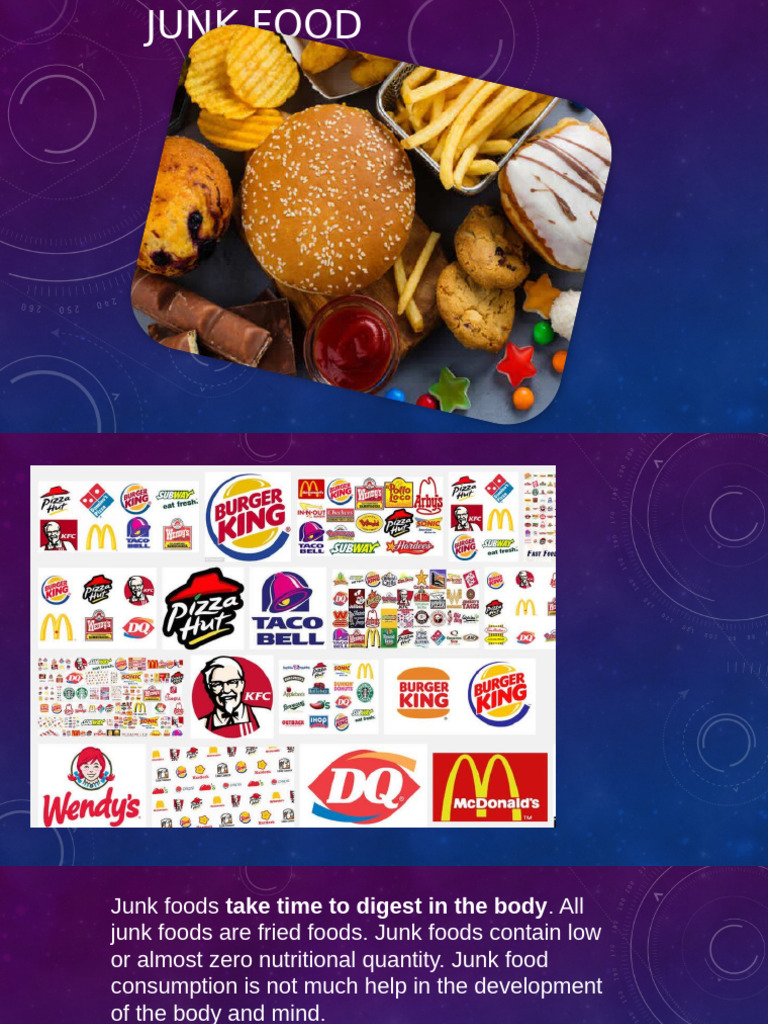Junk Food vs. Healthy Food Benefits | PDF