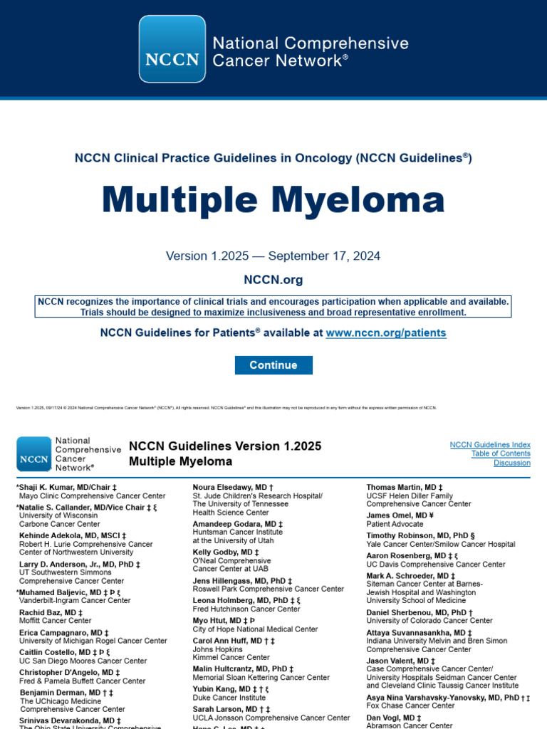 myeloma | PDF | Multiple Myeloma | Medical Imaging