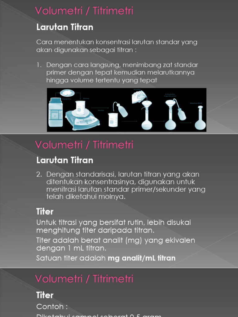Titer - Titrasi Asam Basa - Titrasi Balik | PDF