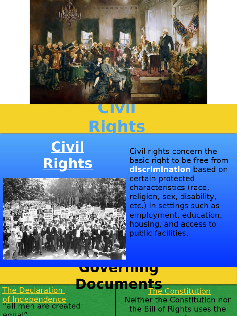 Civil Rights NOTES | PDF | Litigation | Plessy V. Ferguson