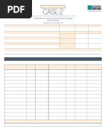 CELF-5 Speech Evaluation Report | PDF | Linguistics | Human Communication