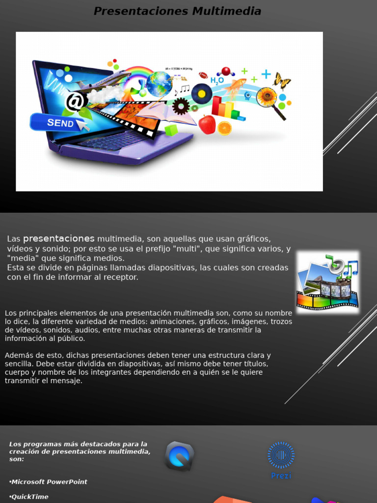 Guía de Presentaciones Multimedia Efectivas | PDF | Multimedia ...