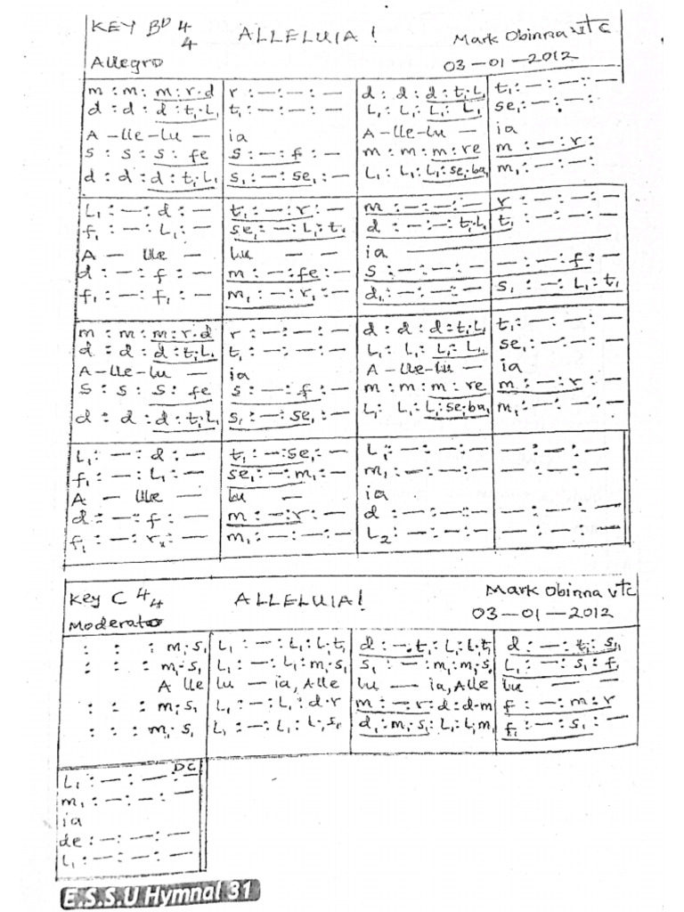 Allaluia by Mark Obinna | PDF