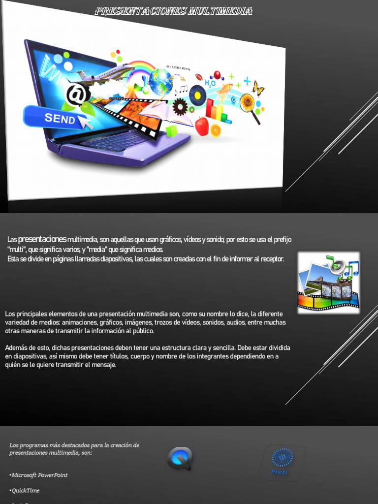 Guía de Presentaciones Multimedia Efectivas | PDF | Multimedia ...