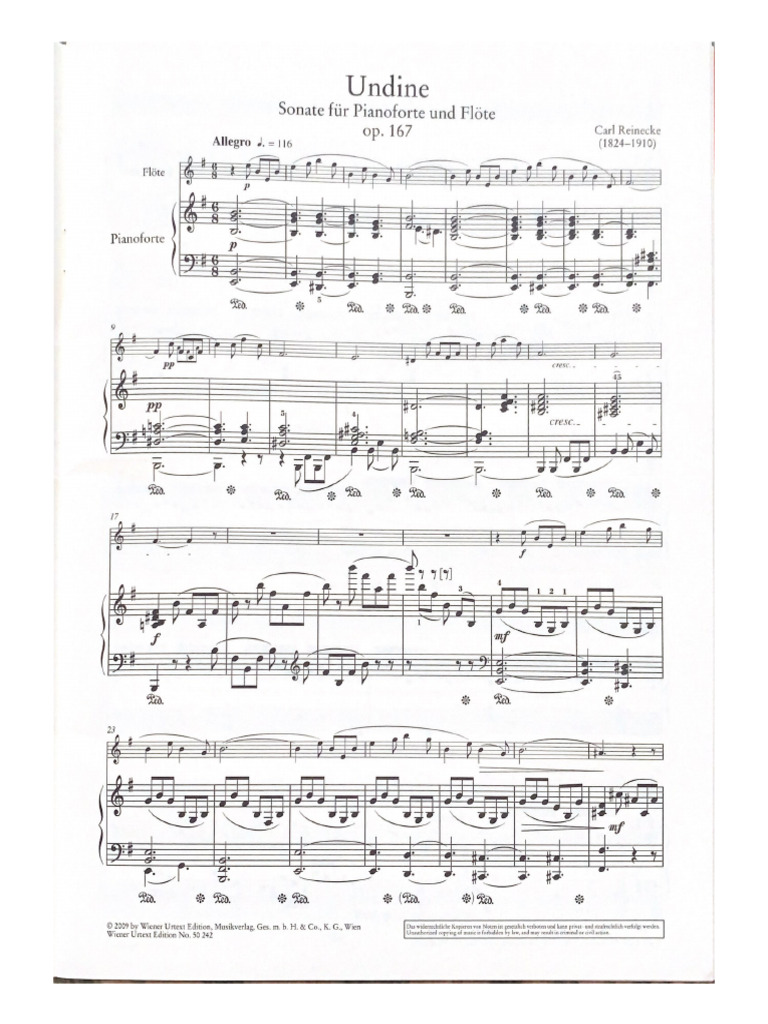 Undine Piano Part | PDF