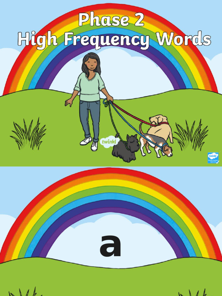 Phase 2 High Frequency Word Ppt | PDF