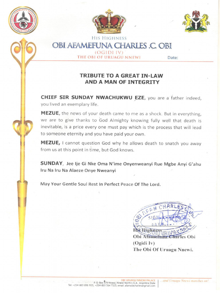 OBI AFAMEFUNA CHARLES.C. OBI | PDF