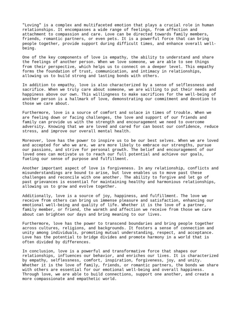 Tinywow Essay Writer 76072271 | PDF | Love | Empathy